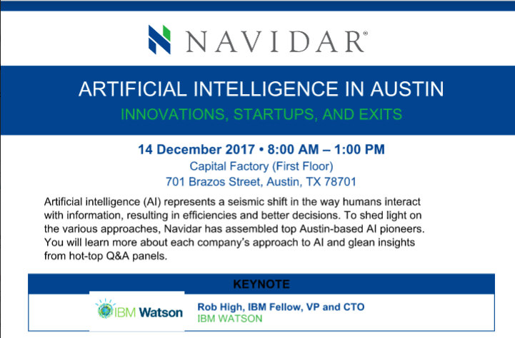 Austin Artificial Intelligence Conference by Navidar - Austin ... Austin Artificial Intelligence Conference by Navidar - Austin ...