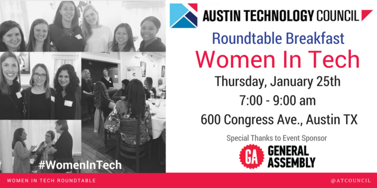 Austin Technology Council : Roundtable - Women in Tech Jan 25 - Austin ...